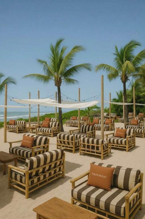 Beach Club Praia Flô: Trousseau invade Trancoso e une elegância à ...